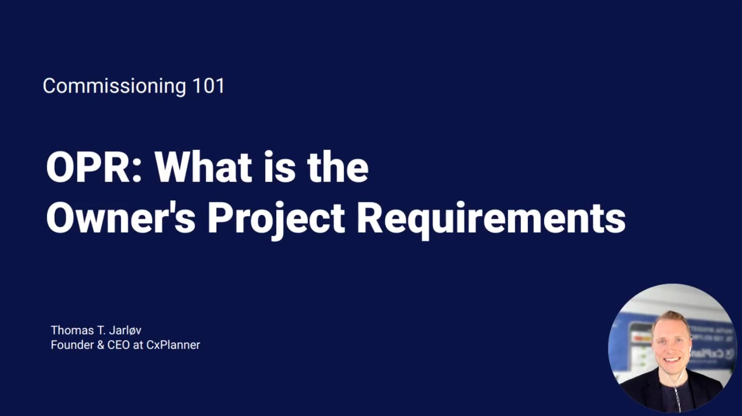 Owner's Project Requirements